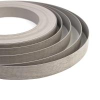 China Grey Wood Grain Customized PVC Edge Banding Tape for Furniture & Cabinet Edging for sale