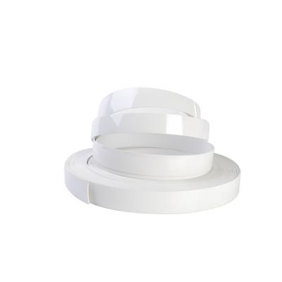 China Custom High Gloss White PVC Edge Banding Strip Waterproof Edge Protector with Custom Width 12mm~620mm for sale