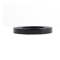 China Custom High Gloss Black PVC Edge Banding Tape Waterproof and Durable for Furniture & Cabinet Edging with 0.4mm~3mm Thickness for sale