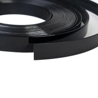 China Custom High Gloss Black PVC Edge Banding Tape Waterproof and Durable for Furniture & Cabinet Edging with 0.4mm~3mm Thickness for sale