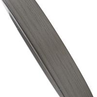 China Dark Grey Textured Wood Grain PVC Edge Banding Tape Waterproof Eco Friendly Custom Thickness 0.4mm~3mm for sale