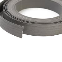 China Dark Grey Textured Wood Grain PVC Edge Banding Tape Waterproof Eco Friendly Custom Thickness 0.4mm~3mm for sale