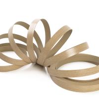 China Natural Oak Wood Grain PVC Edge Banding Tape for Furniture Cabinet Flexible Edge Trim for sale