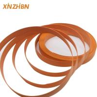 China Burnt Orange Leather Grain PVC Edge Banding Tape | Textured Edge Banding for Furniture for sale