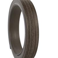 China Dark Walnut Wood Grain PVC Edge Banding Tape with Waterproof Eco Friendly Feature and Custom Thickness 0.4mm~3mm for Furniture for sale