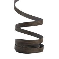 China Dark Walnut Wood Grain PVC Edge Banding Tape with Waterproof Eco Friendly Feature and Custom Thickness 0.4mm~3mm for Furniture for sale