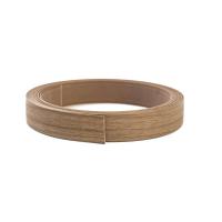 China Flexible PVC Edge Banding Tape with Realistic Wood Grain Texture, Waterproof Eco Friendly, and Custom Width 12mm~620mm for Furniture Finishing for sale