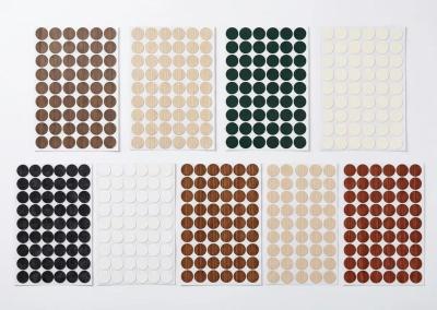China Self-Adhesive Waterproof Eco-Friendly PVC Screw Cap for Screw Hole Cover for sale