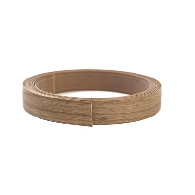 China Waterproof Eco Friendly Wood Grain PVC Edge Banding with Custom Thickness 0.4mm~3mm for Furniture for sale
