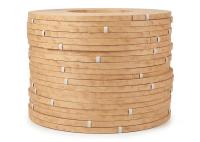 China Premium Metallic Wood Grain PVC Edge Banding Tape with Waterproof Eco Friendly and Custom Thickness 0.4mm~3mm for sale