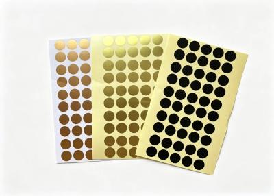 China Self-Adhesive PVC Screw Hole Cover Stickers - Waterproof & Dustproof Cabinet Hole Caps for Furniture for sale