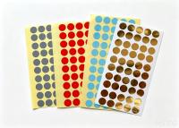 China Self-Adhesive PVC Screw Hole Cover Stickers - Waterproof & Dustproof Cabinet Hole Caps for Furniture for sale