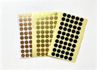 China Self-Adhesive PVC Screw Hole Cover Stickers - Waterproof & Dustproof Cabinet Hole Caps for Furniture for sale