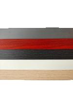 China Wood Grain and Solid Color PVC Edge Banding Tape with Custom Width 12mm~620mm for Furniture Cabinet Finishing for sale