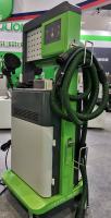 China Dry Sander Machine Pneumatic Mobile Dust Extractor Big Dust Bag Green BL-502 for sale