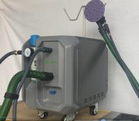 China Mini Mobile Dust Extractor / Dry Sanding Machine Green Color CE Certificate for sale