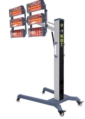 China Car Painting Infrared Curing Light Short Wave 6*1000W for sale