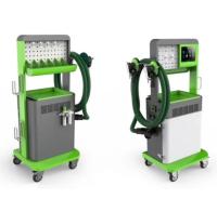 China Mobile Touch Screen Dry Sander Machine Dust Free Car Repair Equipment for sale
