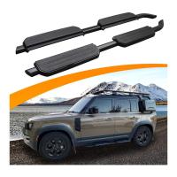 China Aluminum Alloy SUV Running Board for Land Rover Defender - 2.5mm Thick Fixed Step with Carbon Steel Reinforcement for sale
