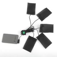 China 7.4V 5V Battery Heated Pad For Clothing With Smart Temperature Control Switch for sale