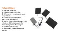 China Textiles Industry Warming Battery Heated Pad Adhesive for sale