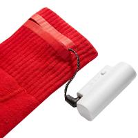 China Black Thermal Graphene Far Infrared Heat Anti Bacterial Electric Socks Heated Winter for sale
