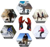 China Outdoor Winter Rechargeable Battery Heated Motorcycle Gloves Riding Hunting Climbing for sale