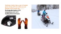 China Battery Rechargeable Thermal Gloves Waterproof For Men Women Skiing Motorcycle Hiking for sale