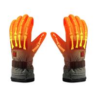 China 7.4V Lithium Battery Rechargeable Heated Gloves Electric 2200mah Smart USB Fishing Winter Ski Waterproof for sale
