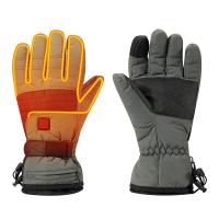 China 7.4V Lithium Battery Rechargeable Heated Gloves Electric 2200mah Smart USB Fishing Winter Ski Waterproof for sale