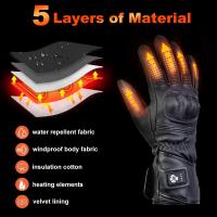 China Unisex Heating Electric Rechargeable Gloves 7.4V 12V 2200 2600 3000Mah for sale