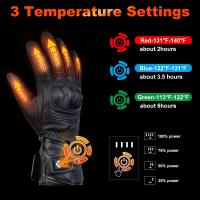 China Unisex Heating Electric Rechargeable Gloves 7.4V 12V 2200 2600 3000Mah for sale