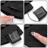 China PU Rechargeable Heated Gloves Winter Waterproof Split Finger 5V USB DC 7.4v 12v 2200 2600 3000Mah for sale