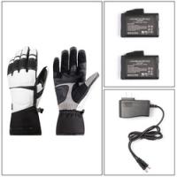 China Outdoor Winter Rechargeable Battery Heated Ski Gloves For Men 7.4V Lithium USB for sale