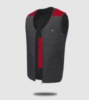 China Polyester Heated Waistcoat Adjustable Women Heated Massage Vest Electric Heating Vest for sale