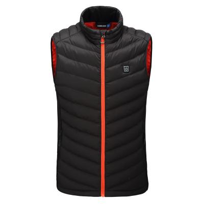 China Far Infrared Heated Waist Coats Mens Jacket Vest With Heating Pad For Clothes for sale