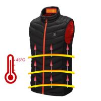 China Far Infrared Heated Waist Coats Mens Jacket Vest With Heating Pad For Clothes for sale