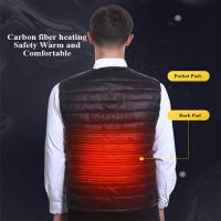 China USB Rechargeable Heated Waistcoat Power Bank Heated Vest Outdoor for sale