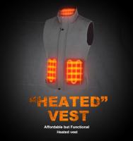 China Winter Heated Waistcoat Lightweight USB Charging For Outdoor Hiking Hunting for sale