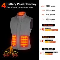 China Winter Heated Waistcoat Lightweight USB Charging For Outdoor Hiking Hunting for sale