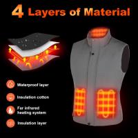China Winter Heated Waistcoat Lightweight USB Charging For Outdoor Hiking Hunting for sale