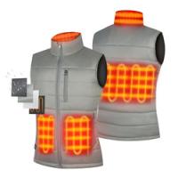China Premium Women Men Winter Heated Waistcoat USB Quilted Sleeve Jacket Padded Gilet for sale