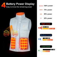 China Electronic Winter Heating Body Warmer 7.4V Rechargeable USB 5v for sale
