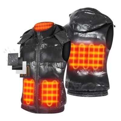 China Unisex Winter 4 9 11 Zone Heating Gilet Waistcoat Thermal 3 Ajustable Temperature for sale