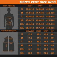 China Custom Logo Heated Waistcoat Winter Warm Mens Sleeveless USB Battery Powered for sale