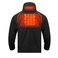 China Windproof Electric Heated Jacket S-3XL Men Hooded Jacket for sale