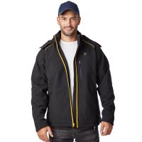 China Windproof Electric Heated Jacket S-3XL Men Hooded Jacket for sale