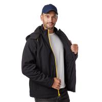 China Windproof Electric Heated Jacket S-3XL Men Hooded Jacket for sale