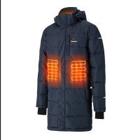 China Men Electric Heated Jacket Outdoor Micro Polar Fleece Thermal Trekking Hiking Camping Hunting Travel for sale