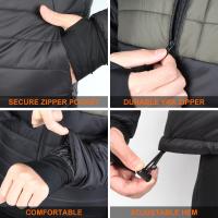 China Custom Heating Zones USB Electric Heated Fleece Jacket Winter 5v 7.4v for sale